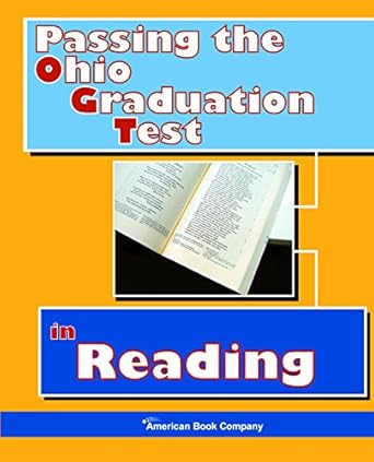 Passing the Ohio Graduation Test in Reading: Maria Struder ...