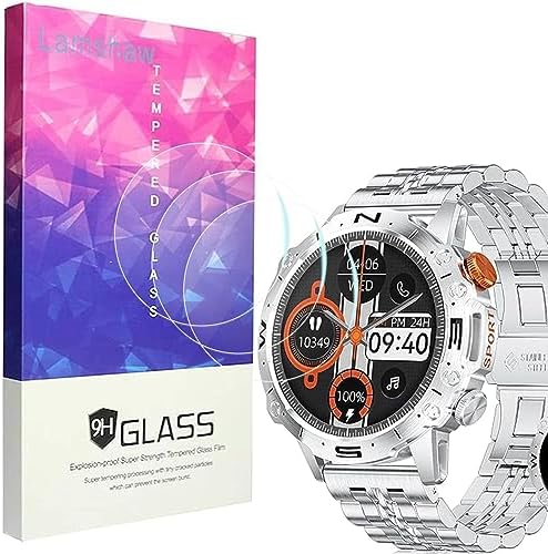 Compatible for LIGE Smart Watch Screen Protector,Lamshaw 9H Tempered ...