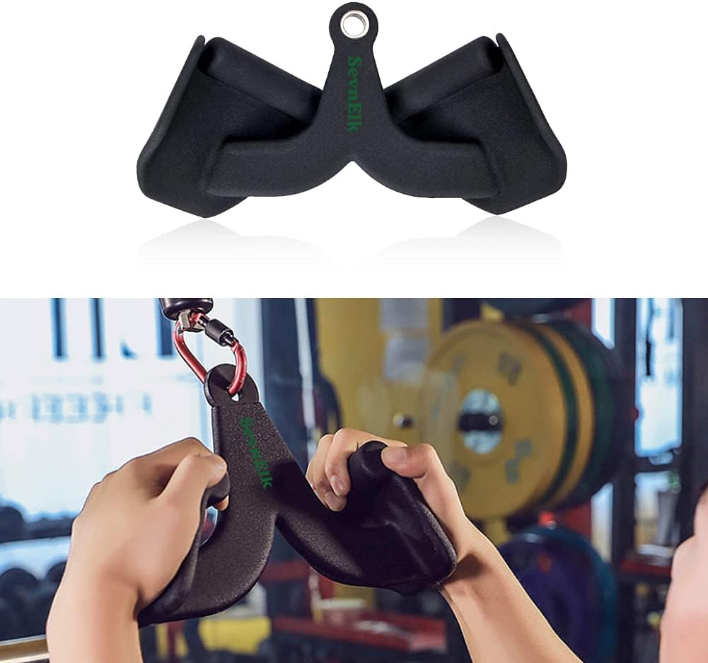 Row Handle for Cable Machines Home/Gym,Combo Tricep Press Down Cable ...
