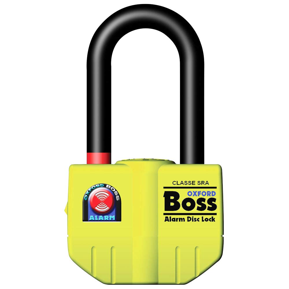 Amazon.com: Oxford Boss Alarm disc lock- 14mm Yellow, Yellow, M ...
