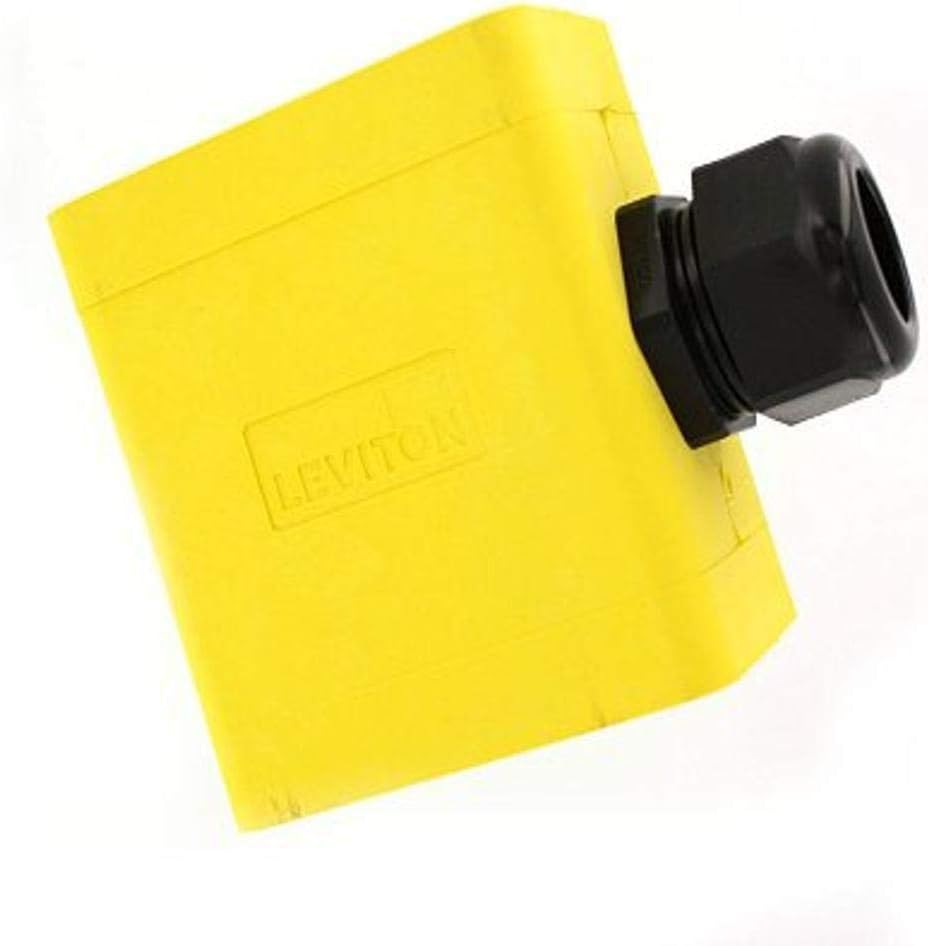 Leviton 3099-2Y Portable Outlet Box, Sing-Gang, Extra Deep, Pendant ...