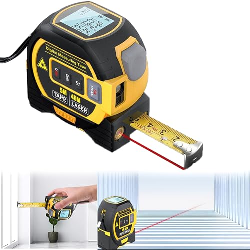 MULZI 3-in-1 Digital Tape Measure Auto Electronic Measuring Tool with ...