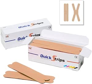 Amazon.com: Nasara QuickStrips Precut Kinesiology Tape Strips - 6" X Pattern - 50: Beige ...