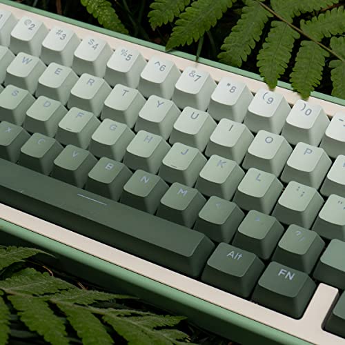 mintcaps PBT Doubleshot Keycaps Gradient Green Backlit OEM Profile ...