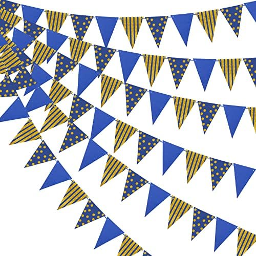 Amazon.com: Sweets & Treats Gold Glitter Bunting Banner, Engagement ...