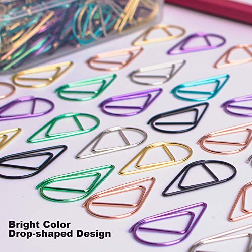 Snapklik.com : 70 Pieces Multicolor Cute Paper Clips Large, Smooth ...
