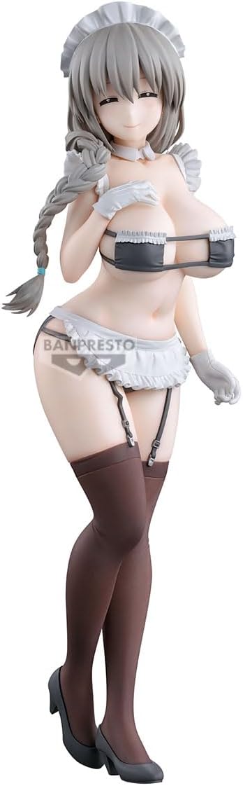 Amazon.com: Banpresto - Uzaki-chan Wants to Hang Out! - Uzaki Tsuki (Maid ver.), Glitter ...