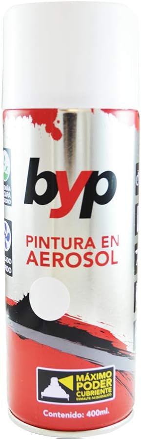 Pintura En Aerosol byp, Color Blanco Brillante : Amazon.com.mx ...