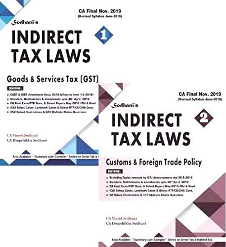 Buy Indirect Tax Laws Old & New Syllabus Both CA Final Latest Edition ...
