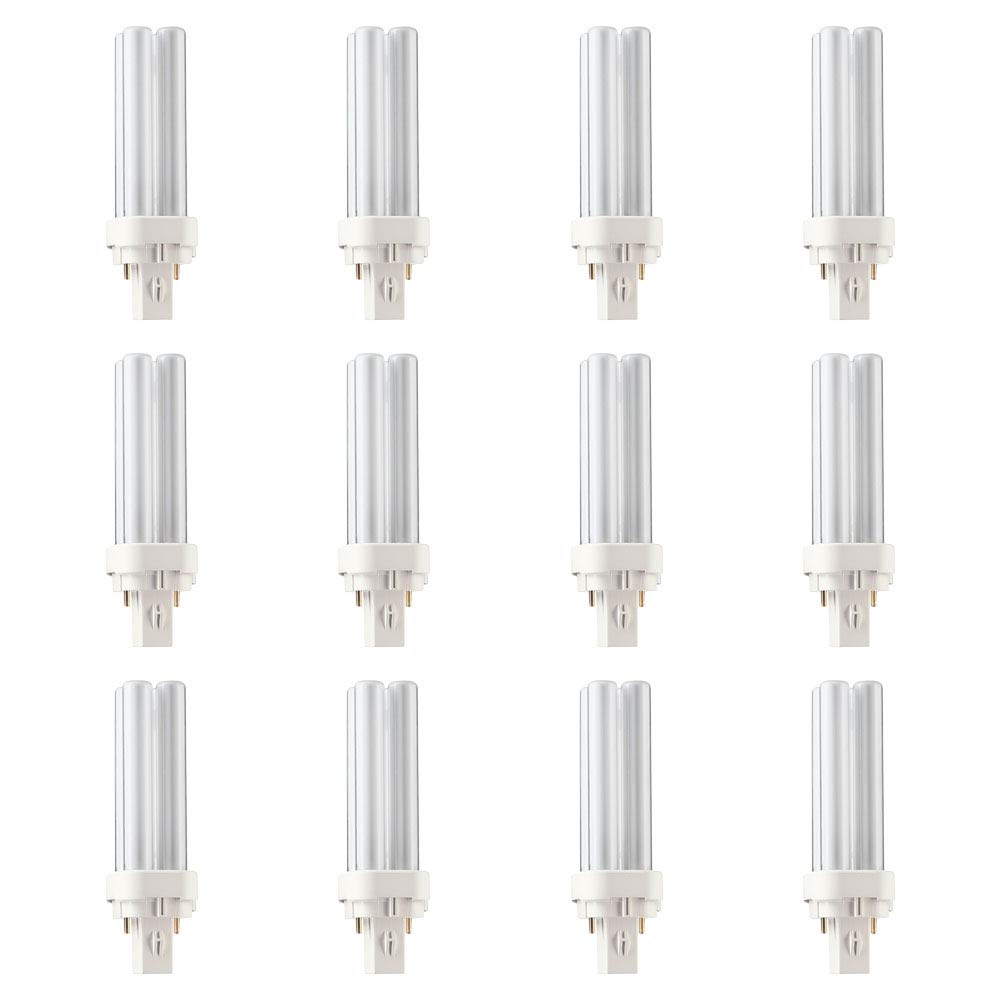 LITECRAFT Ecotone Light Bulbs 10 Watt PL-C 830/2P CFL 2-Pin in White ...