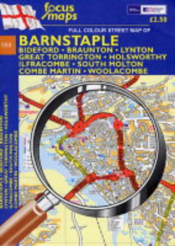 Full Colour Street Map of Barnstaple: Bideford, Braunton, Lynton, Great ...