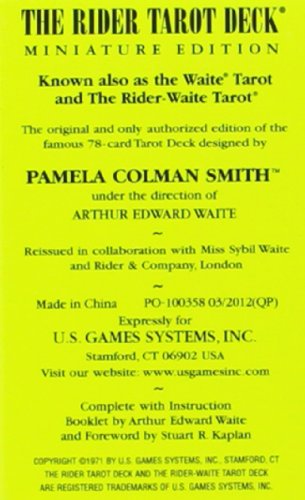 Snapklik.com : Mini Rider-Waite Tarot Deck