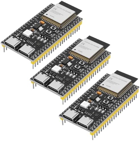 Amazon.com: Meshnology 3PCS ESP32 ESP32-S3 Development Board ESP32-S3 Module Core Board ESP32-S3 ...