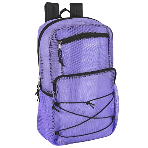 See Through Mesh Backpacks - Perfect for Gym, School or Work