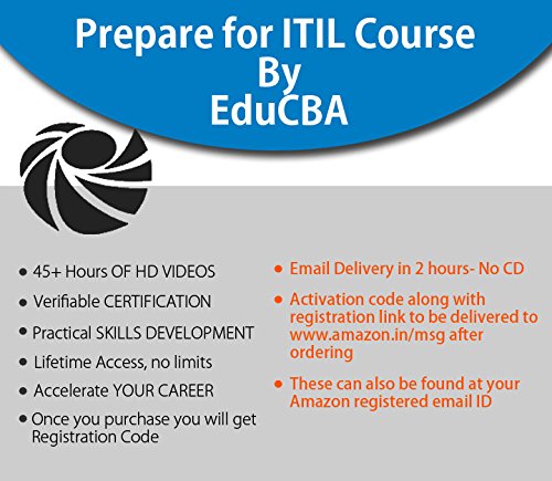 Prepare for ITIL Course By EduCBA( Email Delivery in 2 hours - No CD) : Amazon.in: Software