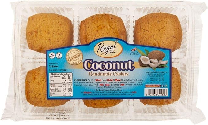Regal Bakery Handmade Coconut Biscuits : Amazon.co.uk: Grocery