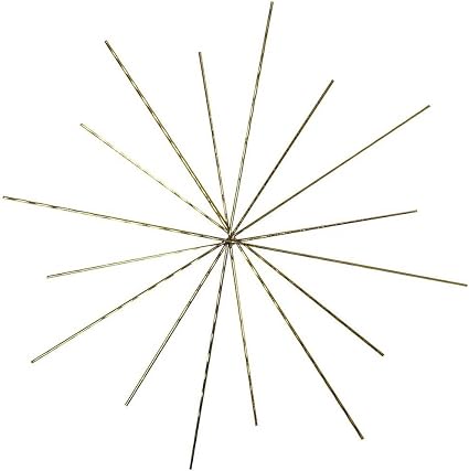Rayher Drahtsterne für Perlen, aus Messing, 16 Strahlen, 8 + 10 cm lang ...