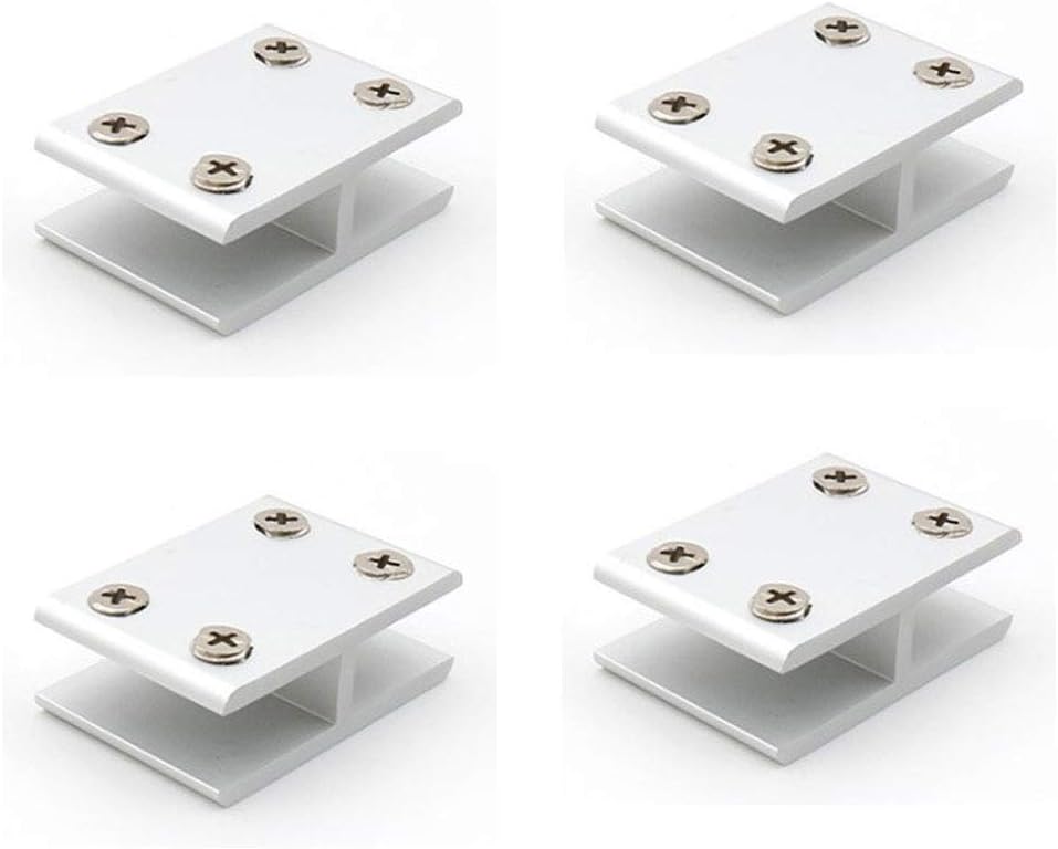 Amazon.com: Set of 4 NUZAMAS 180 ° Glass Clamps, Glass-to-Glass Holder ...