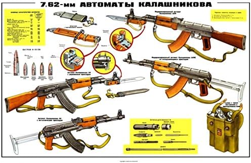 Amazon.com: Russian Legacy Soviet Kalashnikov AK-47 Assault Rifle ...