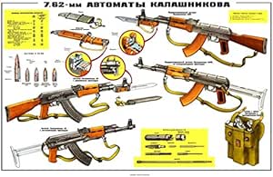 Amazon.com: Russian Legacy Soviet Kalashnikov AK-47 Assault Rifle ...