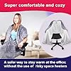 Amazon.com : The Original Office Chair Blanket by SnuggleBack; Cozy ...