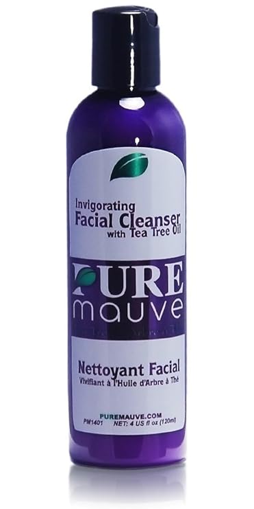 Amazon.com: Tea Tree Facial Cleanser, Pure Mauve Invigorating Facial ...
