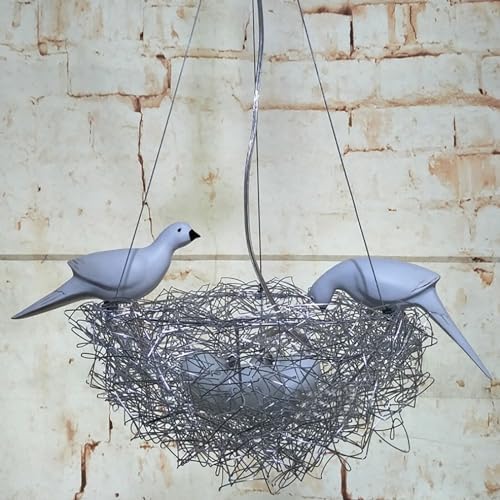 Xuthusman Creative Bird's Nest Decor Chandelier Modern LED Ceiling ...