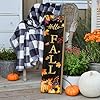 Amazon.com : Hello Fall Porch Sign for Front Door, Autumn Wooden ...