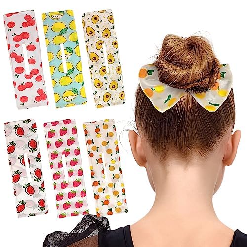 Amazon.com: 6 Pieces Deft Hair Bun Maker - Deft Bun Hair Tie French Twist Hair Bun Donut ...