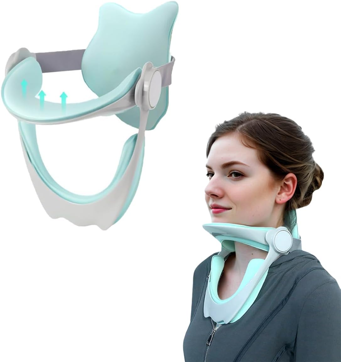 Amazon.com: 360°Adjustable Neck Brace for Neck Pain and Support ...