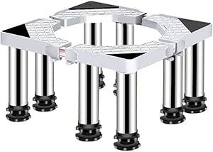 Amazon.co.jp: Washing Machine Stand Base Stainless Steel Refrigerator ...