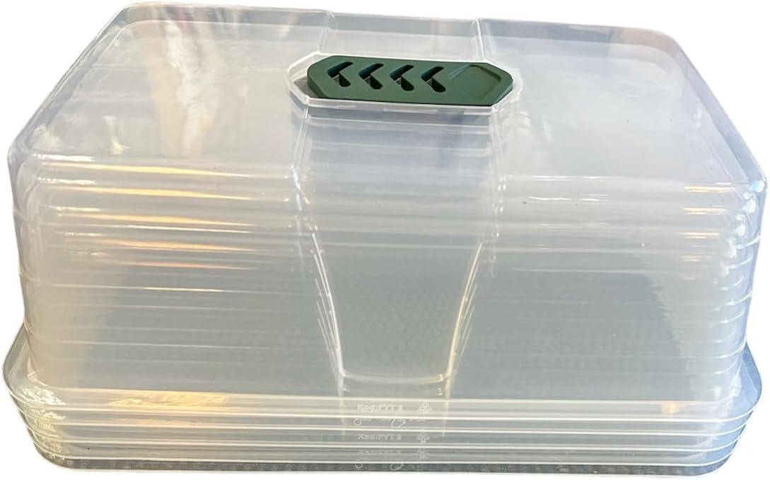 The Flowerpot Men 10 X HALF SIZE PROPAGATOR SETS (10 X LIDS & 10 X SEED ...