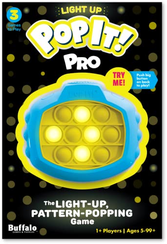 Light Up Pop It PRO Fidget Toy by Buffalo Games