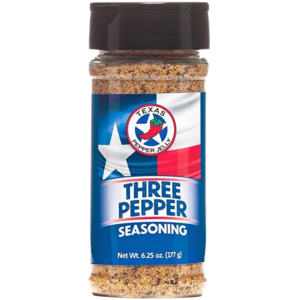 Amazon.com : Texas Pepper Jelly Three Pepper Seasoning Net Wt. 6.25 ...