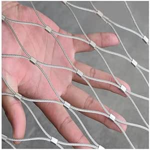 Stainless Steel Wire Rope Netting - Flexible Anti-Theft & Anti-Fall ...