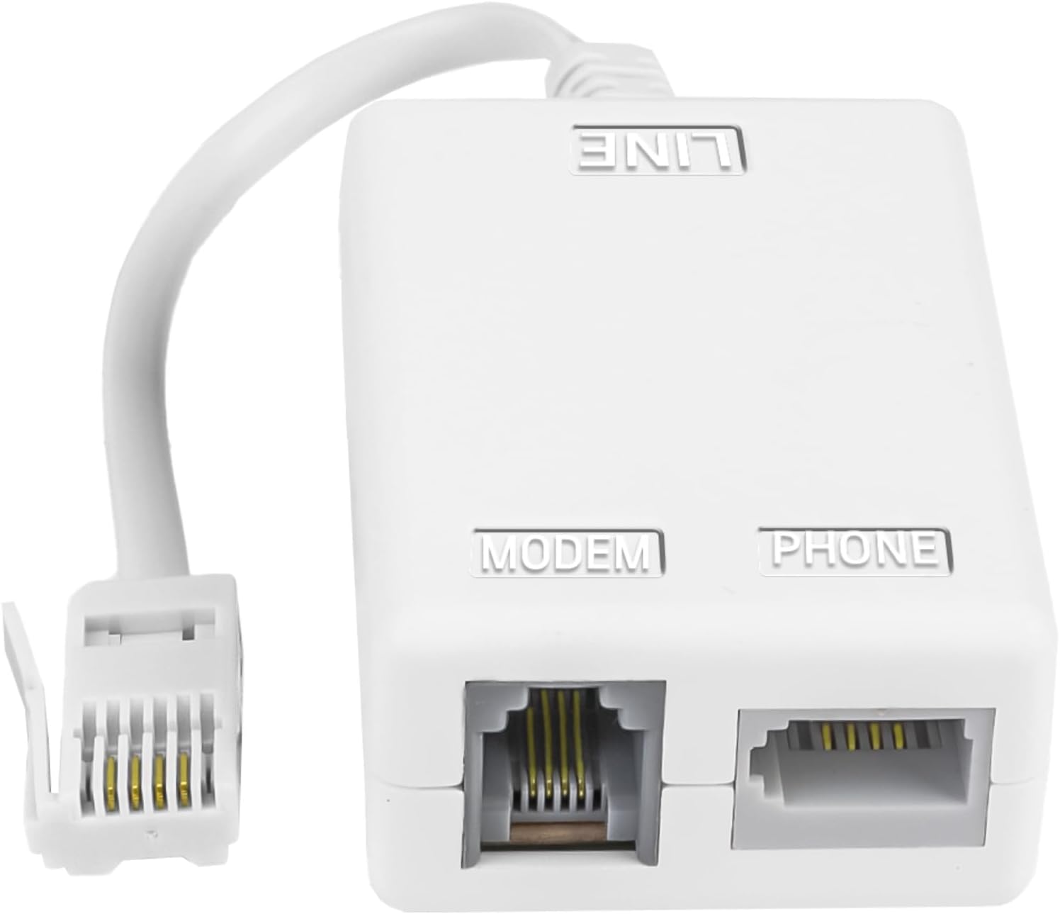 BT Plug to ADSL RJ11 Broadband Internet Microfilter Splitter,BT Male to ...