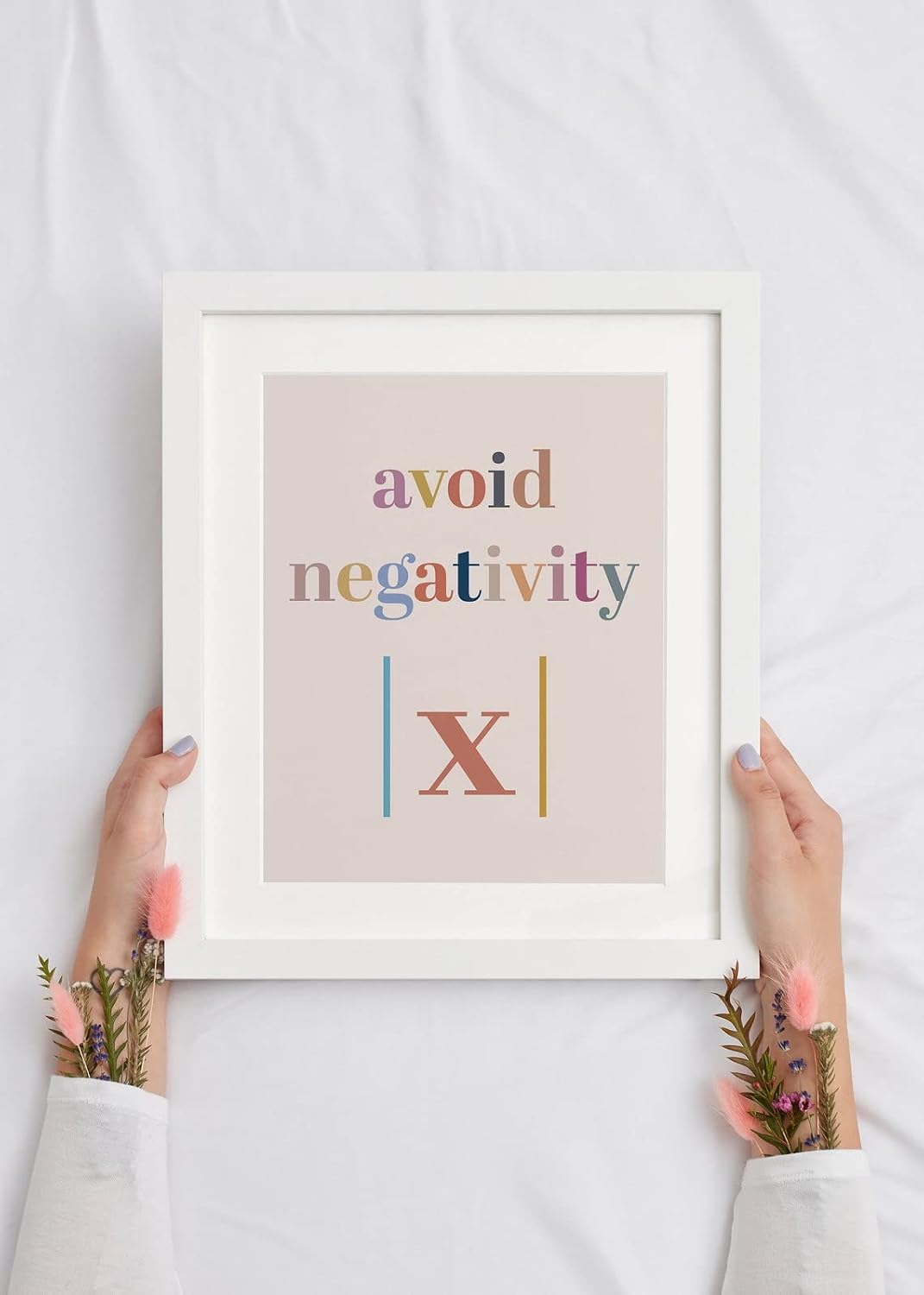 Amazon.com: Avoid Negativity Absolute Value Printable Fun Math Calculus ...