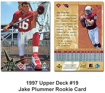 1997 Upper Deck # Arizona Cardinals Jake Plummer Rookie Card at Amazon ...