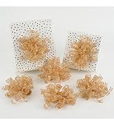 Amazon.com: HUIHUANG Red Bows for Gift Wrapping, Red Curly Ribbon Bows ...