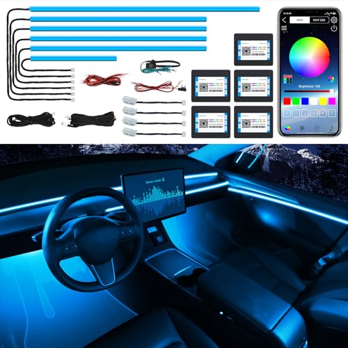 Snapklik.com : Acrylic Interior Car LED Strip Light