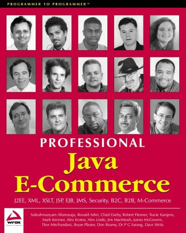 Professional Java E-Commerce: Subrahmanyam Allamaraju, Ronald Ashri ...