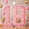 Amazon.com: Paready 4FT Marquee 60 Numbers Rose Gold, Light Up Numbers ...