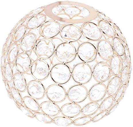 DOITOOL Crystal Wrought Iron Lampshade Ceiling Fan Globes Replacement ...