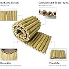 Amazon.com : Jollybower 8x39IN Natural Bamboo Edging, Bamboo Garden ...
