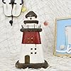 Amazon.com: wovorins Wooden Lighthouse Decor Nautical Tabletop ...
