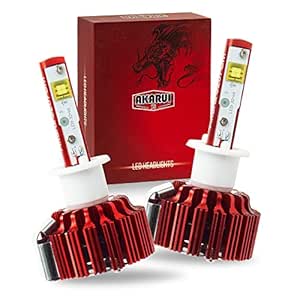 Akarui LED Headlight Bulbs Conversion Kit - Single Beam - Premium LED ...