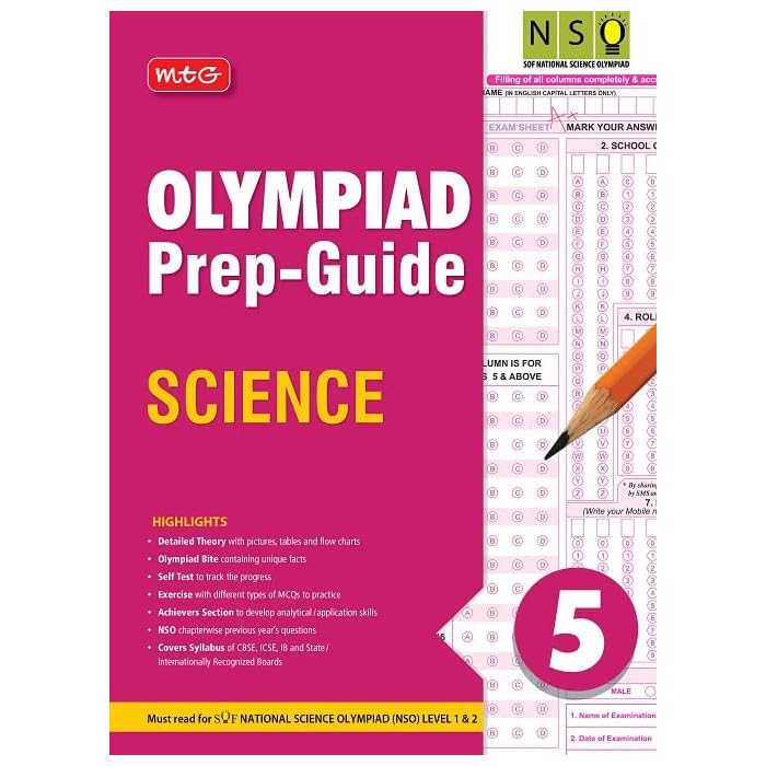 Buy Olympiad Prep-Guide Science Class - 5, NSO Chapterwise Previous ...