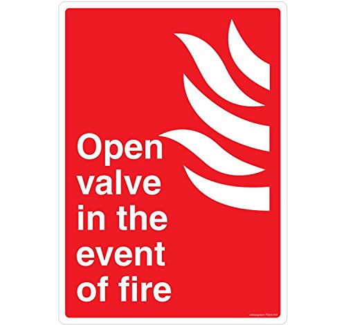 Open Valve in the Event of Fire, (FE526-A3V-01), Material: 3M Self ...