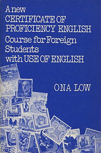 New Certificate of Proficiency English Course for Foreign Students ...