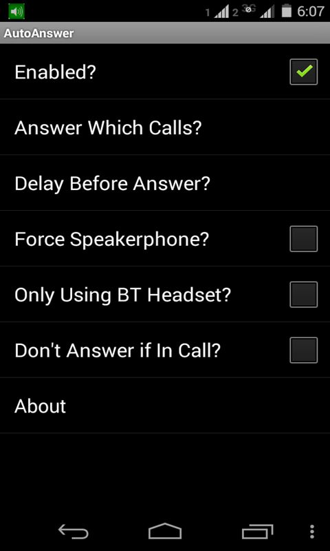 Auto Call Answer - App on Amazon Appstore